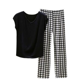 Generic Surv&ecirc;tement pour femme &agrave; col rond et en peluche &eacute;paisse et chaude en laine dagneau - Ensemble de sport tendance pour lhiver - Surv&ecirc;tement pour femme -