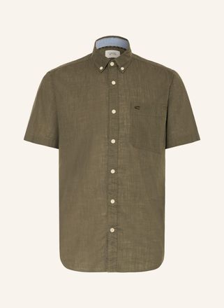Camel Active Camel Active Kurzarm-Hemd Regular Fit gruen