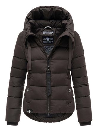 Navahoo Damen Steppjacke Amayaa - elegant und leicht gef&uuml;ttert - Braun