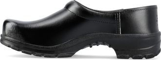 Sika Komfort Unisex-Freizeitclogs, Schuhe mit breitem Holzfu&szlig;bett, rutschfeste, sto&szlig;d&auml;mpfende PU-Sohle, Permair-Leder, strapazierf&auml;hige geschlossene Clogs 