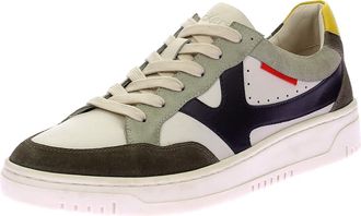 Kickers Herren Kick Ballyat Sneaker, Wei&szlig;/Marineblau, 40 EU