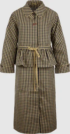 Damson Madder Trench Myrtle Vichy Navy