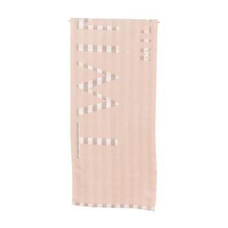 Twinset Logo-Jacquard Schal mit Fransen - - Accessories - Damen - Rosa - ONE SIZE
