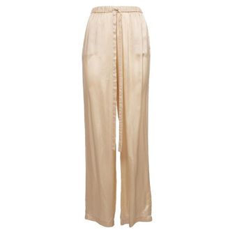 Aspesi Weite Viskosehose - - Trousers - Damen - Beige - M