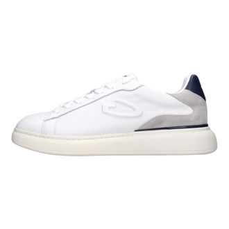 Alberto Guardiani Homme, Chaussures, Blanc, Taille: 40 EU Leather Baskets