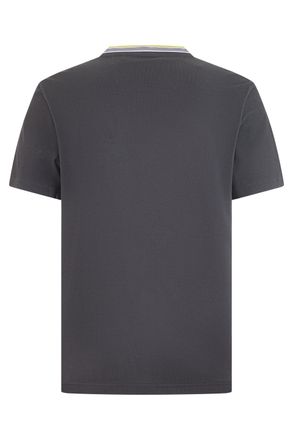 HUGO BOSS Mens T-Shirt Dark Grey Cotton T-Shirts And Polos