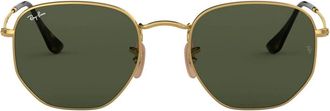 Ray-Ban unisex, Accessoires, Jaune, Taille: 54 MM Rb3548N Lunettes de soleil hexagonales