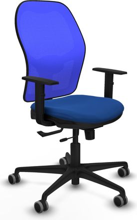 Piqueras y Crespo Jorquera B&uuml;rostuhl mit 1D-Armlehnen, h&ouml;henverstellbare Lendenwirbelst&uuml;tze, ausgestattet mit Syncro/Traslack und eingespritztem Schaum. Mit Rollen von 