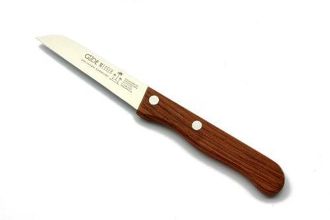 Gude Solingen - Gem&uuml;semesser gestanzt, 8 cm, SIGMA, Edelholz