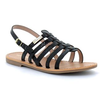 Les Tropeziennes Femme, Chaussures, Noir, Taille: 37 EU Sandales plates élégantes pour femmes