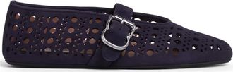 Alaia Femme, Chaussures, Violet, Taille: 40 EU Ballerine Vienne