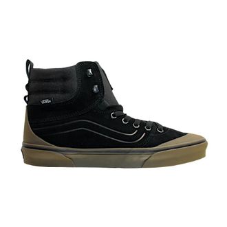 Vans Homme, Chaussures, Noir, Taille: 44 EU Chaussures noires Hi-Top dextérieur