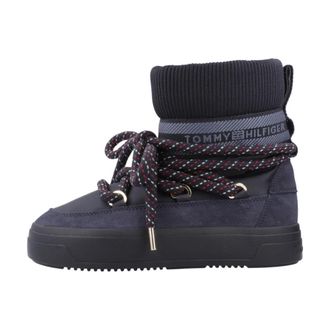 Tommy Hilfiger Tommytech Rwb Snowboot W - Femme - Chaussures - Bleu - Taille: 38 EU