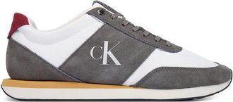 Calvin Klein Sneakers Retro Runner Band Lth-Su HM0HM02212 Grau