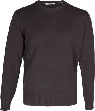KANGRA Homme, Pulls, Brun, Taille: M Pull ras du cou en double fil