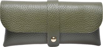 Roberta M Gr&uuml;n Rindsledertasche