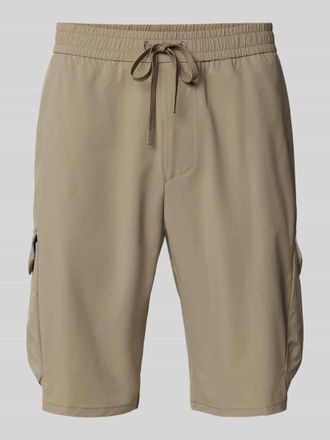 HUGO BOSS Tapered Fit Bermudas mit Cargotaschen