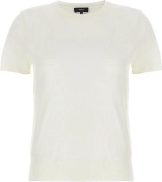 Theory Femme, Tops, Blanc, Taille: 36 FR Maille
