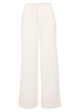 Lascana Schlupfhose b&uuml;gelfrei mit weitem Bein aus bequemen Stoff mit Kordelzug, Sommerhose, Strandhose