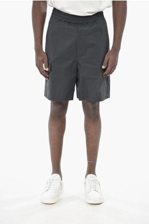 Bottega Veneta Solid Cotton Cargo Shorts size Xs