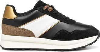 Geox Damen D RUNNTIX Sneaker, Black, 39 EU