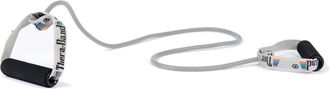 Theraband TheraBand Widerstandstrainer Bodytrainer Tubing mit Schaumstoffgriffen Silber | Super schwer, OneSize
