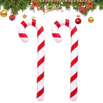 Generico Aufblasbare Luftballons f&uuml;r Gehstock, riesige aufblasbare Dekoration f&uuml;r den Au&szlig;enbereich, Weihnachtsdekoration, gro&szlig;e St&ouml;cke, f&uuml;r, Garten, Innen- und