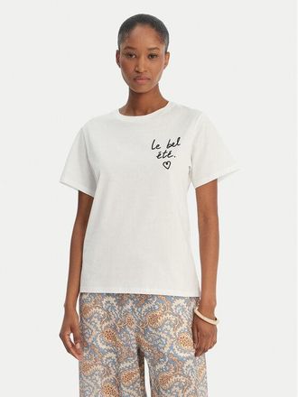 Max Mara T-Shirt Bora 2615971042 Wei&szlig; Regular Fit