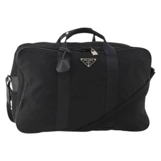 Prada Sac Boston doccasion - Femme - Pre-owned - Noir - Taille: ONE Size
