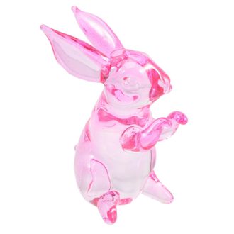 Cabilock Kristallhase hasenfiguren Animal Figures genschenkideen Tierfigur Hasen-Tischdekoration Tiere tortendeko Einschulung k&uuml;nstliche Hasenfigur Kaninchenfi