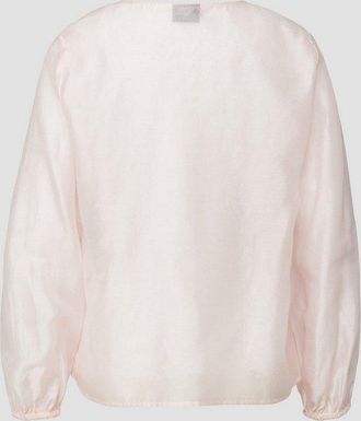 s.Oliver Langarmbluse Bluse Luftige Lyocell-Bluse mit Volants