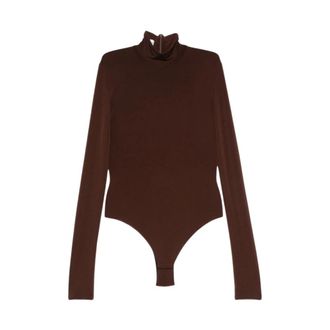 Andamane Ziggy Bodysuit - - Tops - Damen - Braun - S