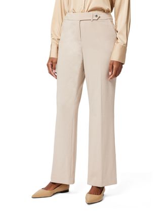 Calvin Klein Damen Anzugshose Classic-Fit, Khaki, 6