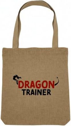Fabulous Sac Shopping Tote Bag Aspect Lin - Dragon Trainer Child Movie Myth Dream - Sac de Courses Toile Epaisse 360g Beige Naturel Cabas Port&eacute; Epaule Solide I