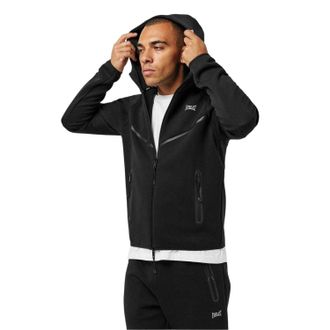 Everlast Elite Hoodie mit durchgehendem Rei&szlig;verschluss f&uuml;r Herren (Schwarz)