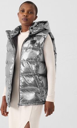 Jott Doudoune sans manches Grand Froid Antique silver Clappe m&eacute;tallique - Taille S