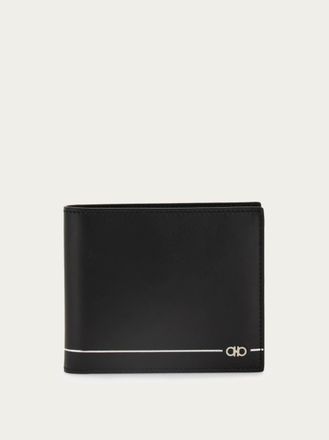 Ferragamo Herren Gancini Brieftasche Schwarz