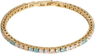 Coeur de Lion Armband - Tennisarmband Coeur de Lion - Gr. ONE SIZE - in Wei&szlig; - f&uuml;r Damen