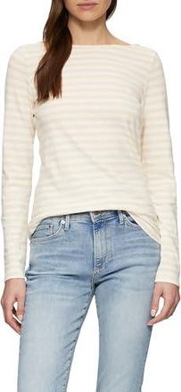 s.Oliver 2160850 T-Shirt &agrave; Manches Longues, Beige, 38 Femme