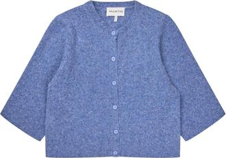 Munthe Femme, Pulls, Bleu, Taille: 36 FR Locca Cardigan
