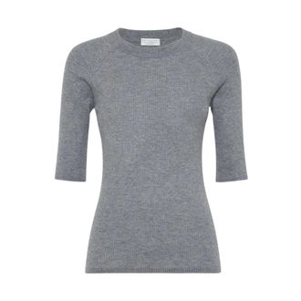 Brunello Cucinelli Damen, Strickwaren, Grau, MGr&ouml;&szlig;e