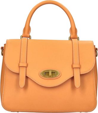 Lancaster Femme, Sacs, Orange, Taille: ONE Size Leather Bag