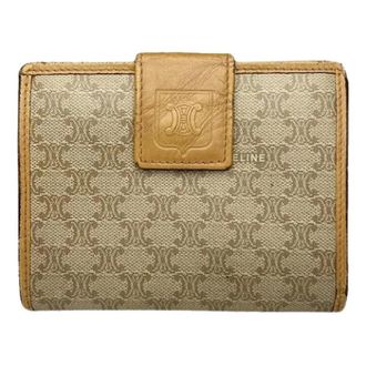 Celine Portefeuille en cuir Pre-owned - Femme - Pre-owned - Beige - Taille: ONE Size