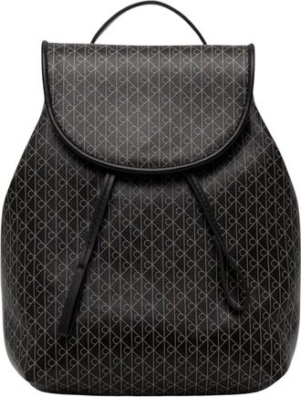 Calvin Klein Emblem Mini Rucksack - - Bags - Damen - Schwarzk - ONE SIZE