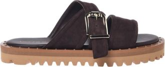 Baldinini Femme, Chaussures, Brun, Taille: 39 EU Suede Mule