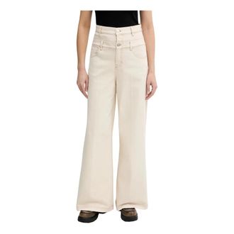 Munthe Rosh Wide Jeans - - Jeans - Damen - Beige - M