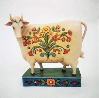 Enesco 4039491 Heartwood Creek, Folk Cow