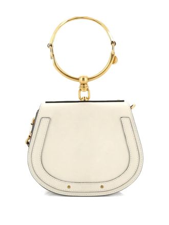 Chlo&eacute; Nile Leather Small crossbody bag - Nude