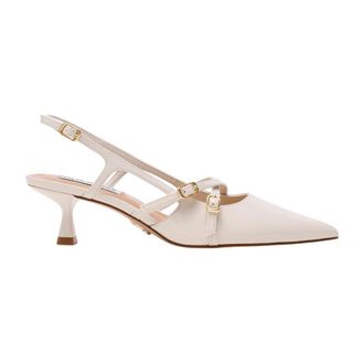 Steve Madden Slingback mit verstellbaren Schnallen - - Shoes - Damen - Wei&szlig; - 37 1/2 EU