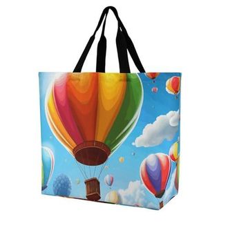 Generic Motif De Montgolfi&egrave;re Sac A Main Femmes Imperm&eacute;able Sacs De Courses Pliable Sac Fourre Tout Pour Voyage Travail Universit&eacute;